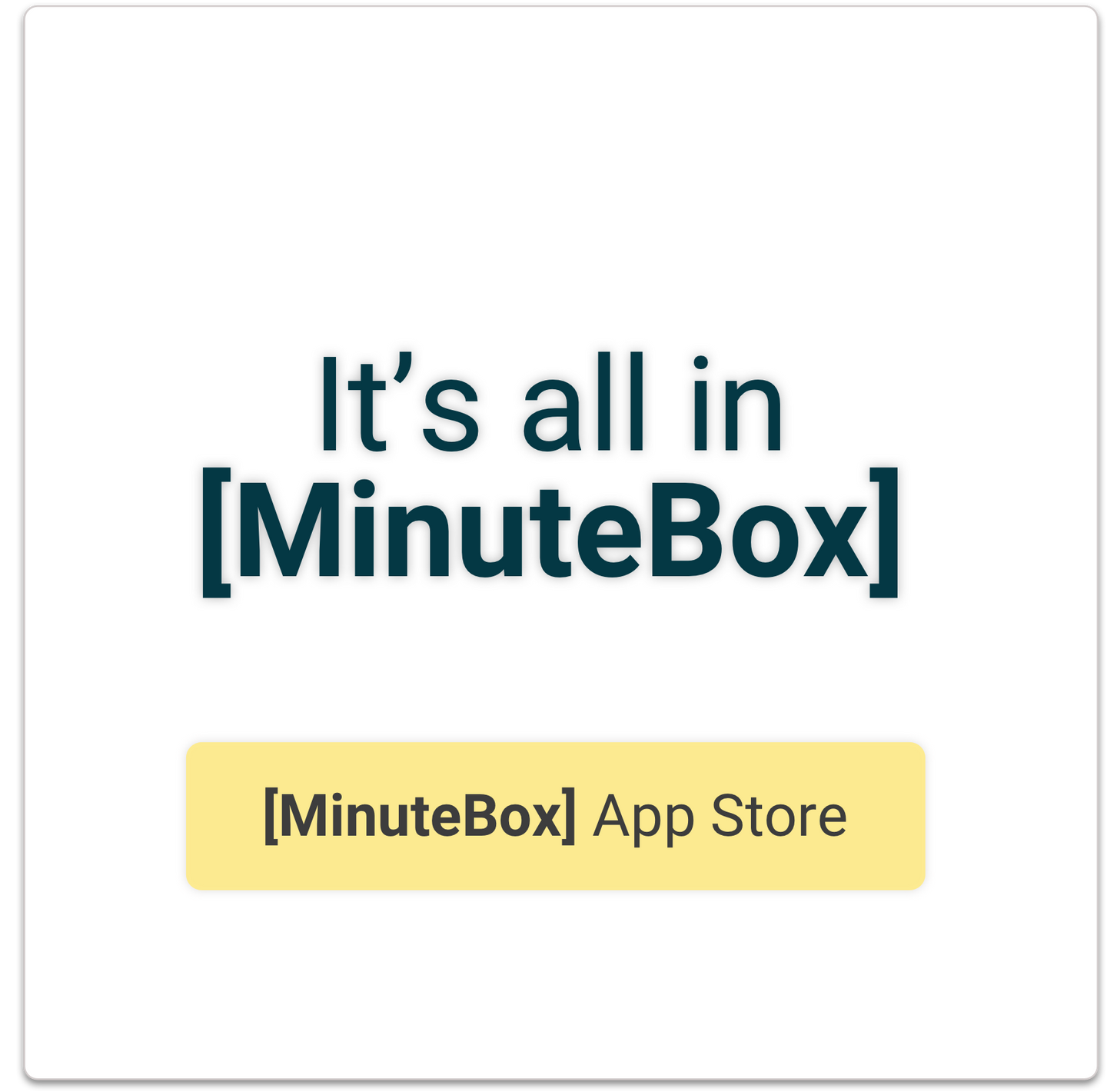 The MinuteBox App Store